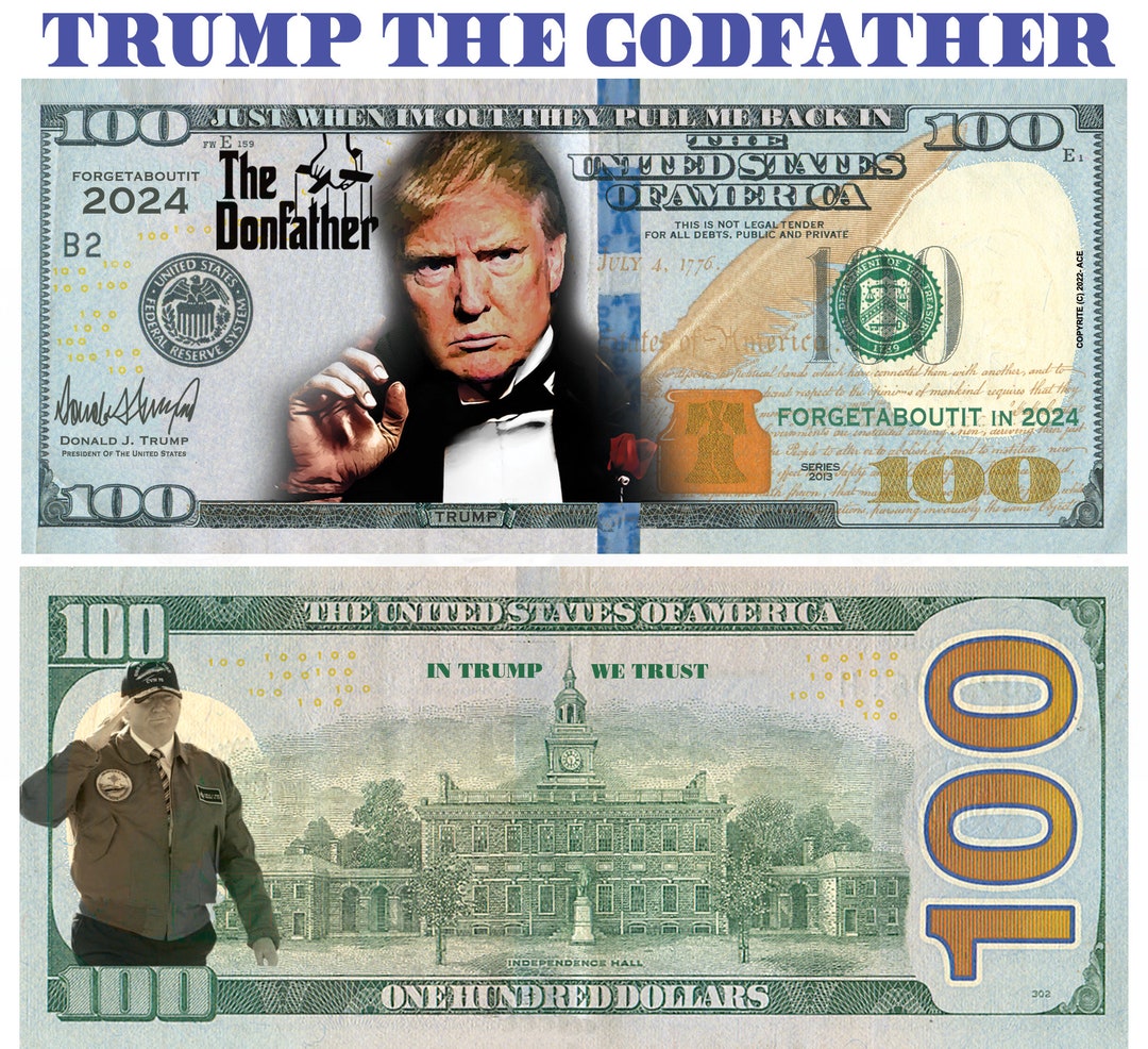 Pack of 100 - the Donfather 2024 Presidential Trump Money Novelty ...