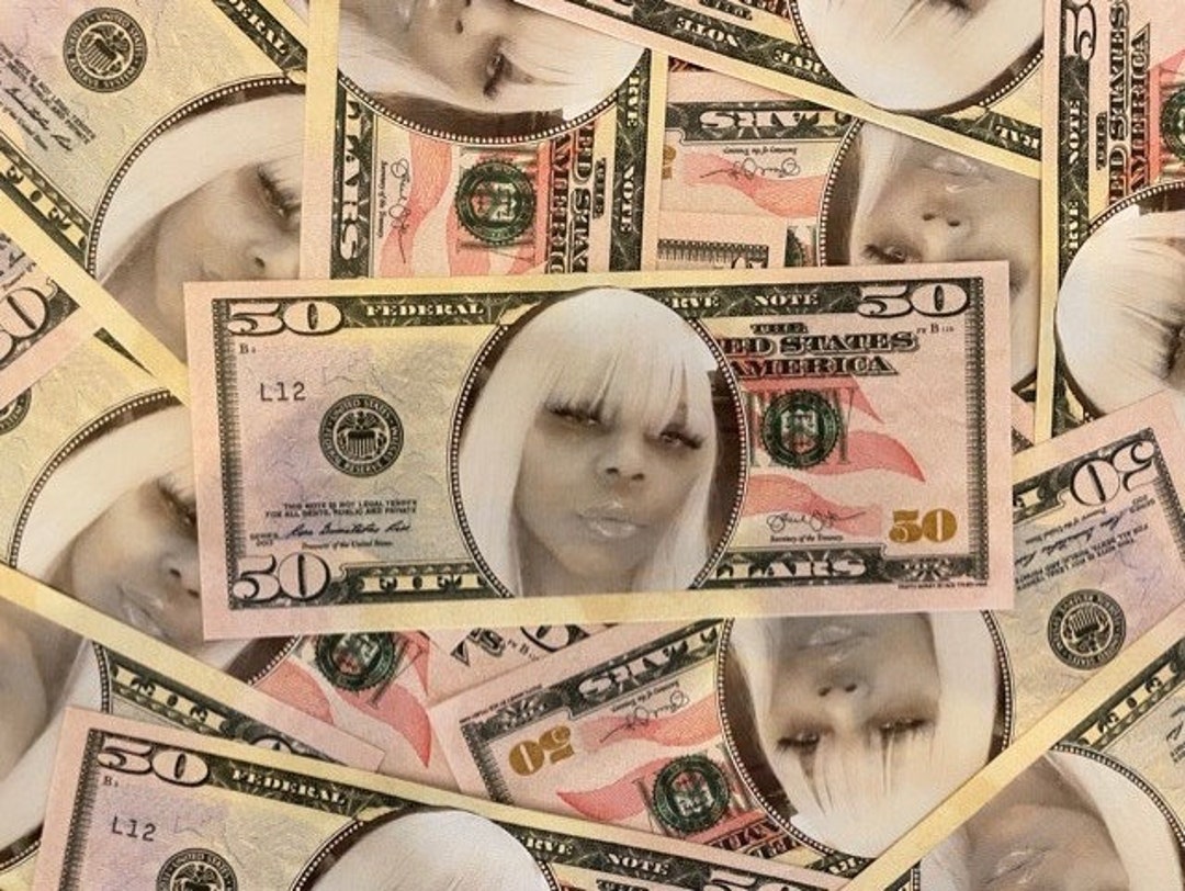 Personalized 50th Birthday Fifty Dollar Bill - Custom Face Money Gag Gift - Etsy