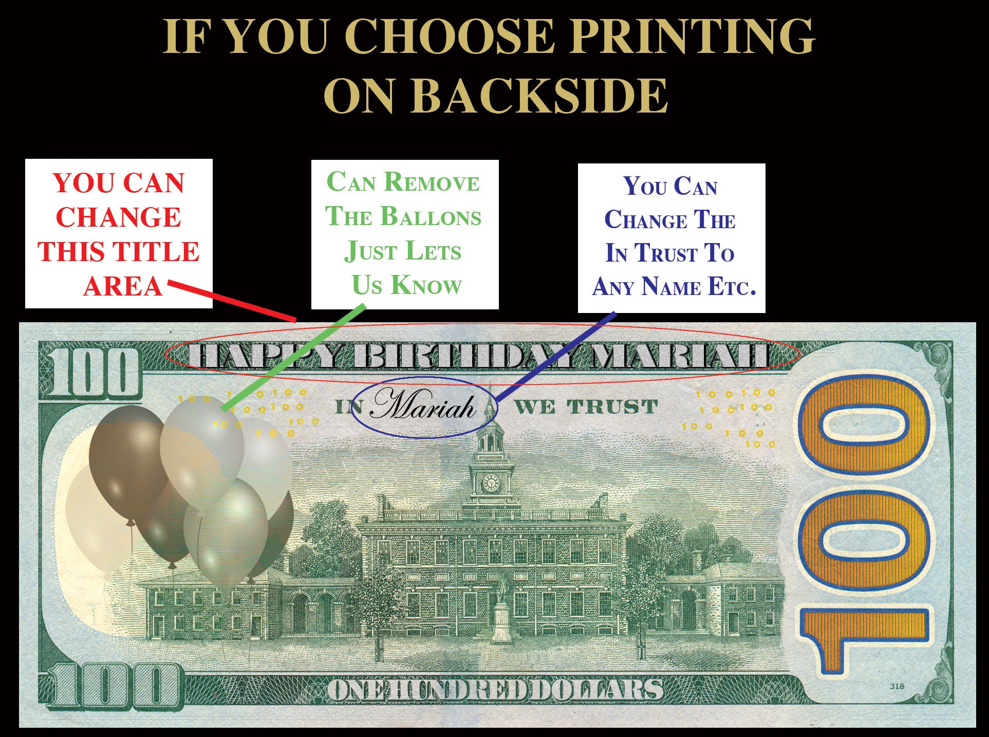 Wedding/marriage Money Birthday Bucks Select - Etsy