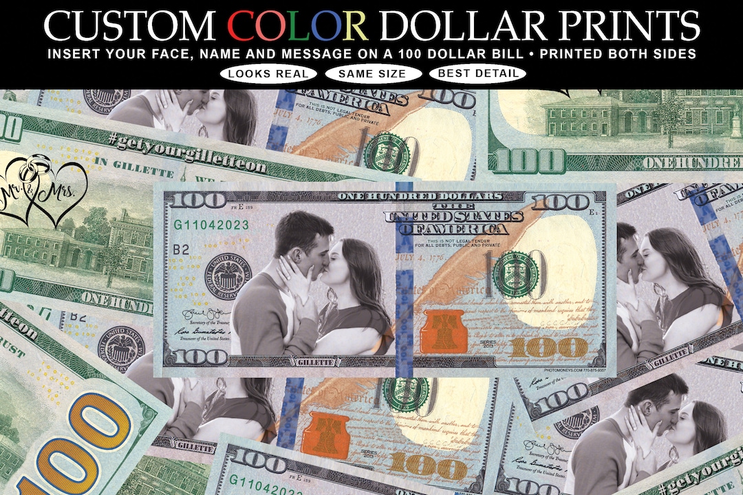 Wedding/marriage Money, Birthday Bucks, Select 25/50/100/250/500insert ...