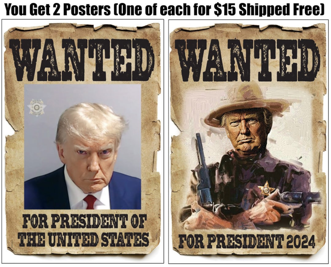 2PK of 12x18 Donald Trump for President Posters Printed on 100lb Gloss ...