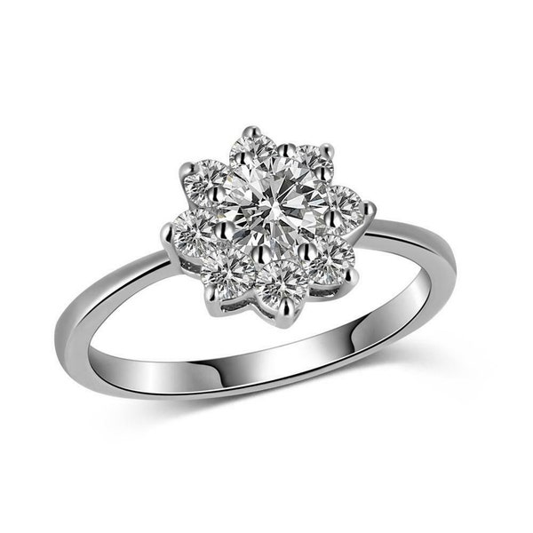 Snowflake Ring - Etsy UK