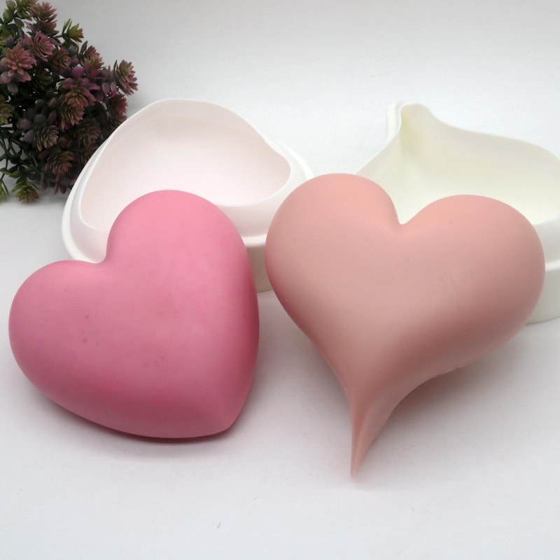 Silicone Cake Heart Shaped Molds - Etsy