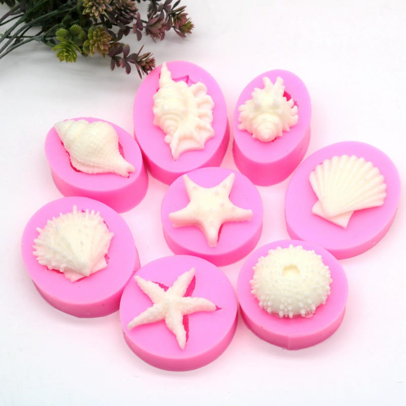 Sea Shell Fondant Mould - Etsy