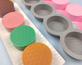 Round Silicone Soap Mold Handmade Lotion Bar Soap Making Tool - Etsy