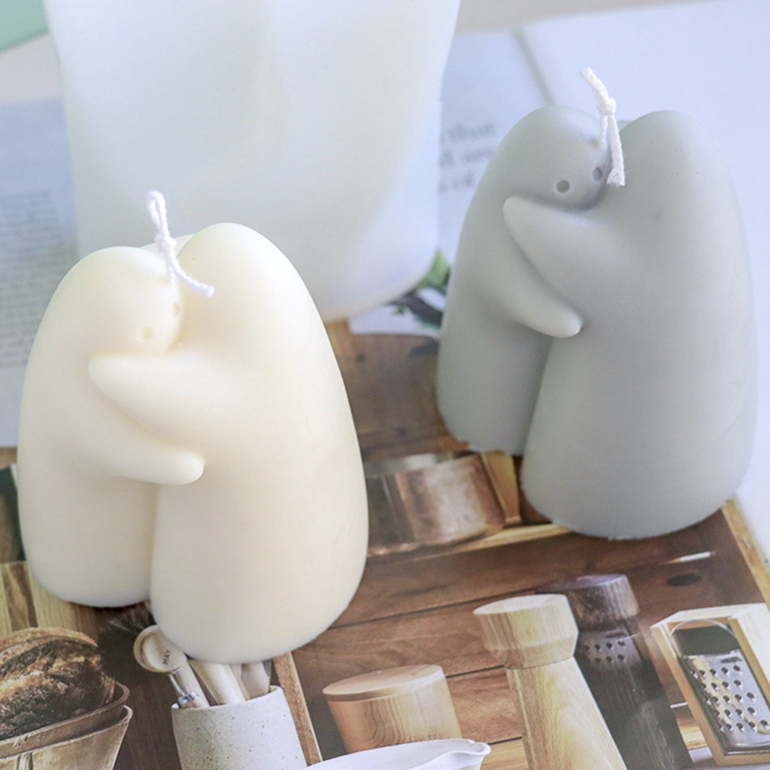 Handmade Candles Mold Silicone Love Hug Mold Ornaments Molding - Etsy
