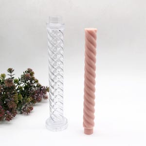 Plastic Taper Candle Molds Spiral Candles Church Wedding Candles Making ...
