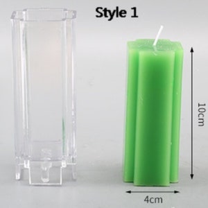 3D Column Candle Mold DIY Pillar Candle Making 4 Style - Etsy