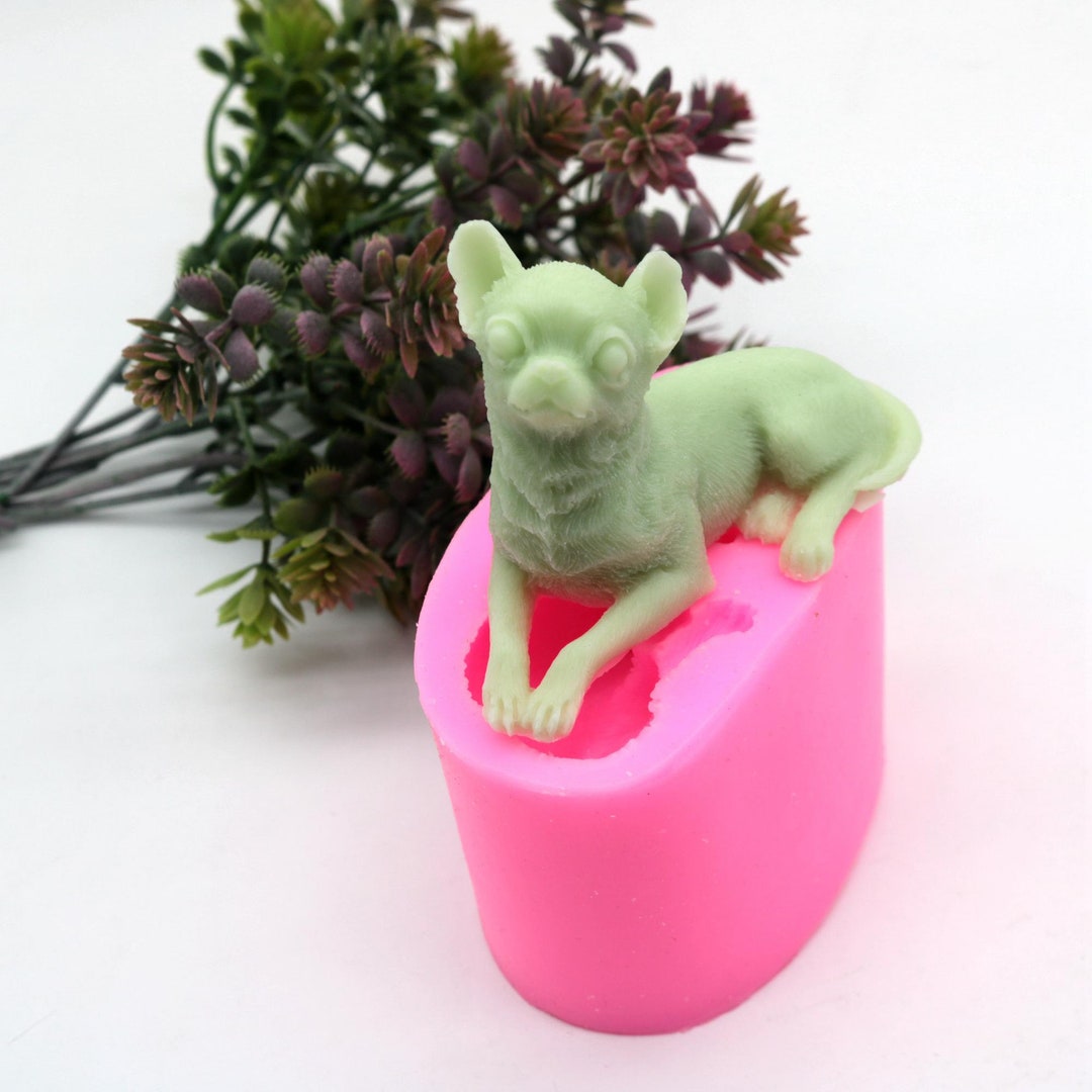 Silicone Chihuahua Mold: Dog Mould, Chocolate, Candy, Cake Topper ...