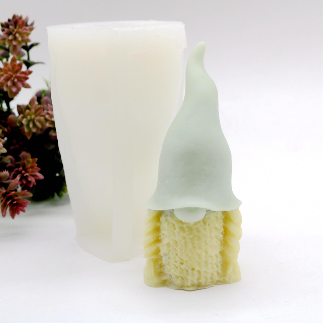 Silicone Faceless Santa Claus Mold Dwarves Mold for Scented Candles ...