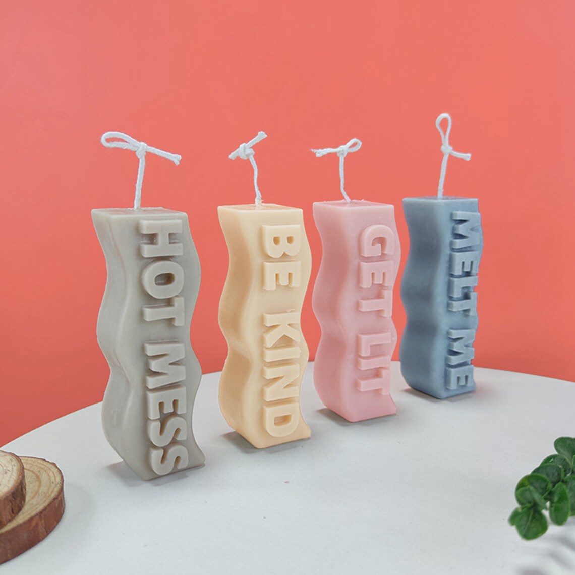 Silicone Strip Candle Mold English Phrases Candles Mould - Etsy