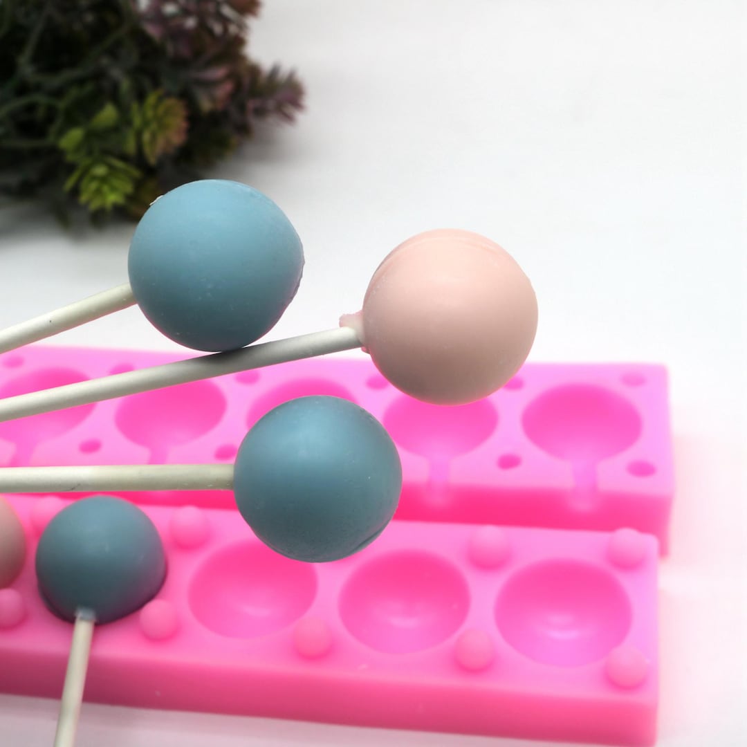 3D Lollipop Silicone Mold: Cake Pop, Chocolate, Candy, Bonbon Making ...