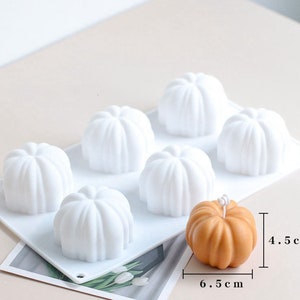 Halloween Pumpkin Mold Homemade Chocolate Mousse Cake Mold Candle ...