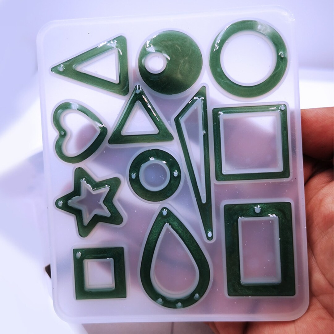 Moldes para gemas de joyería, Molde de resina de silicona para ...