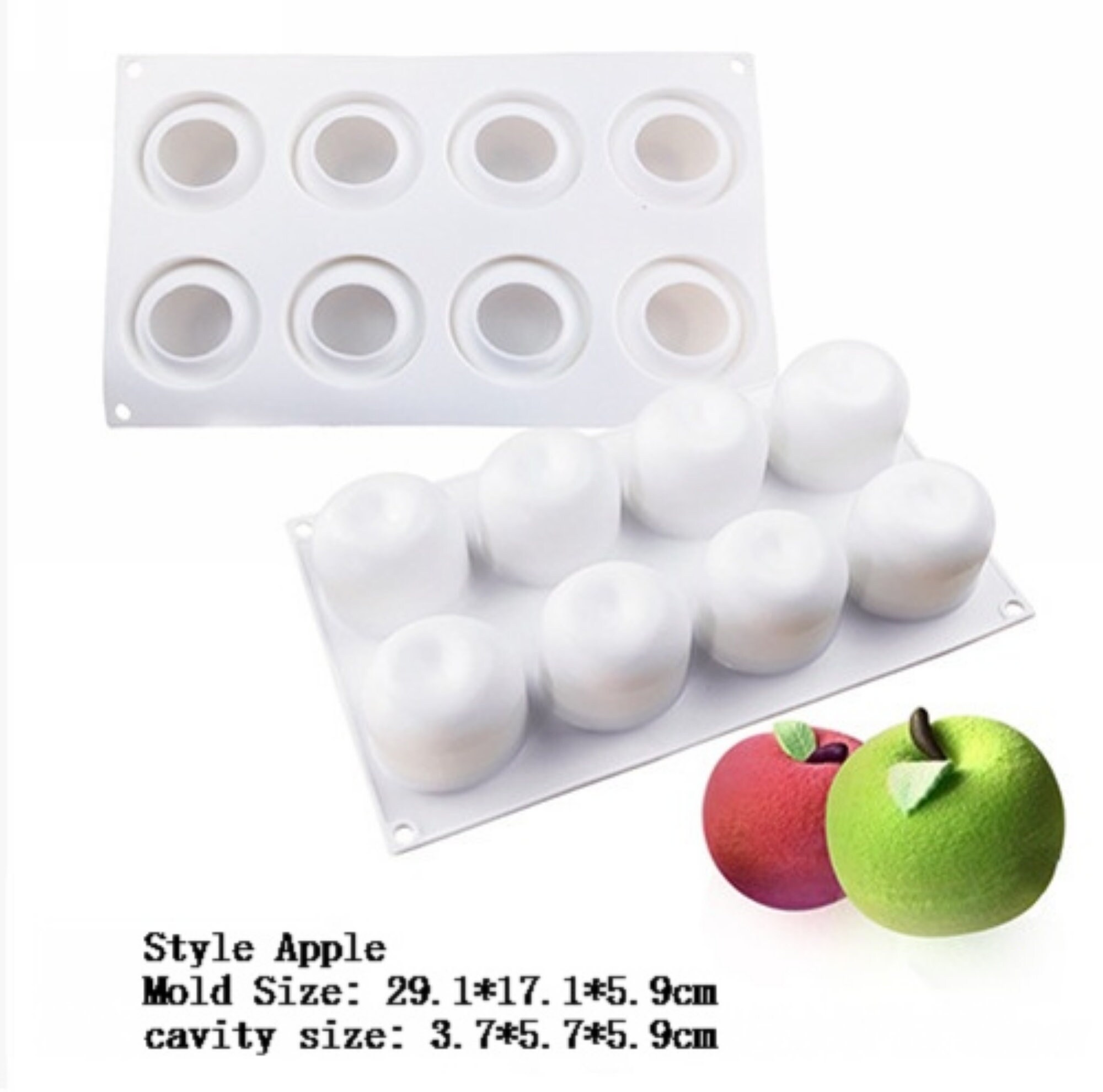 3D Fruit Silicone Mold / Mould For Candle Mousse Cake Pudding | Etsy