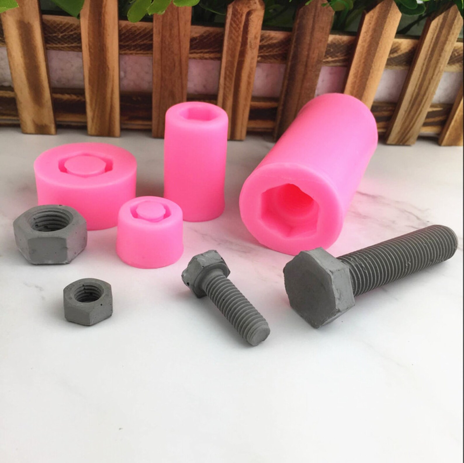 3D Screw Nut Set Mold Wrench Hammer Mold for Kids Fondant | Etsy