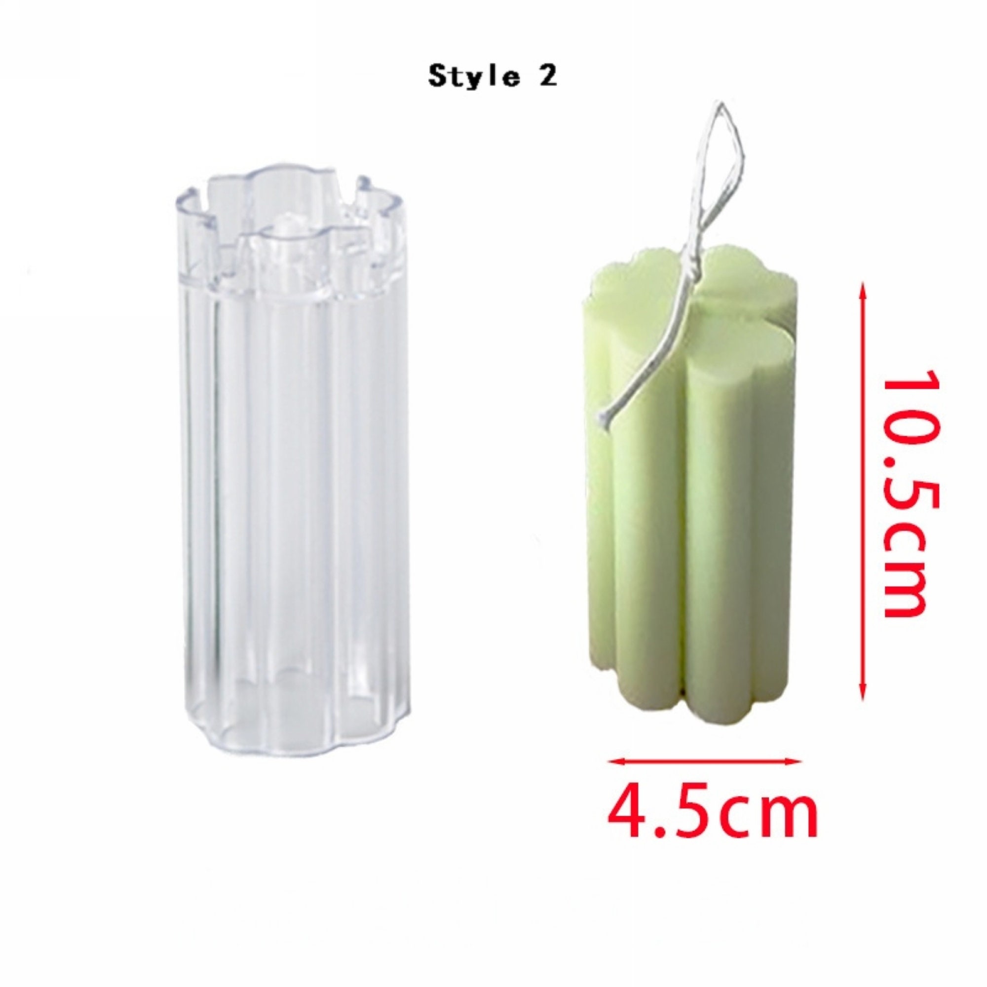 Columnar Candle Mold Clover Shape DIY Homemade Wedding Candle - Etsy