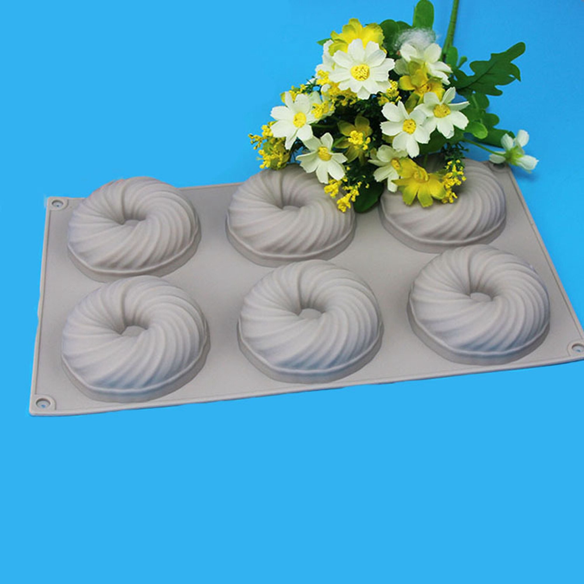 Silicone Doughnut Mould of 6 Cavities for Handmade Soap Lotion - Etsy