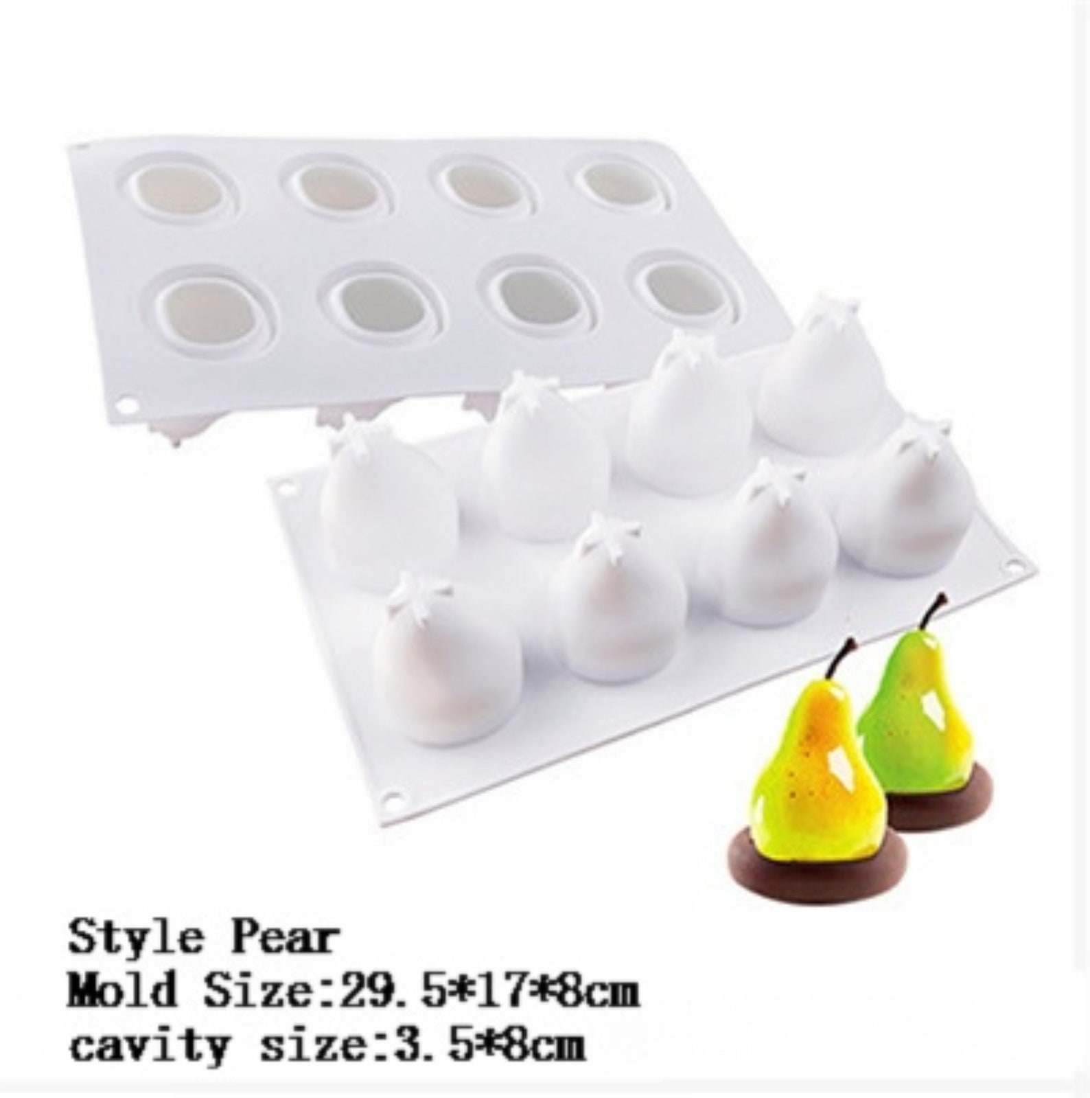 3D Fruit Silicone Mold / Mould For Candle Mousse Cake Pudding | Etsy