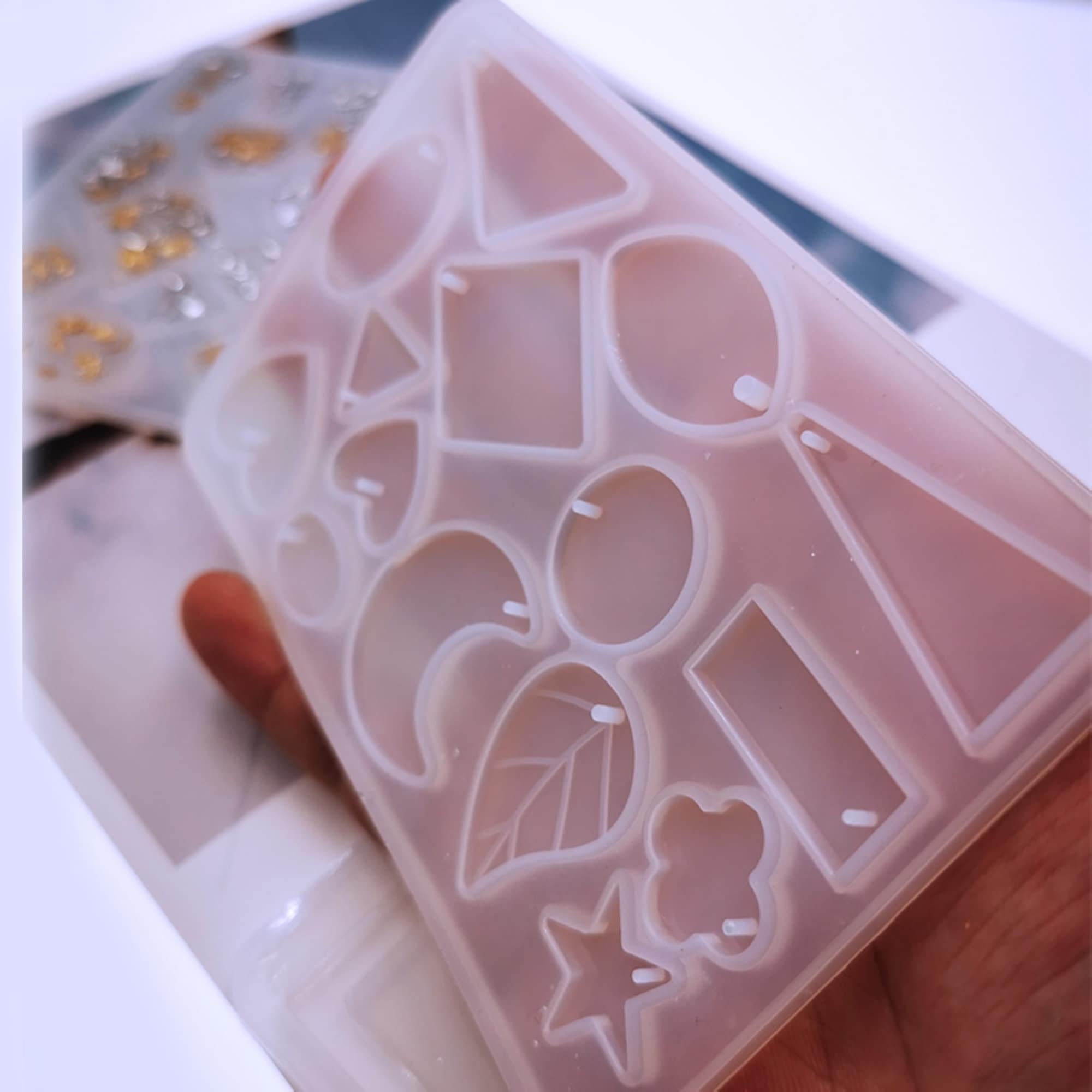 Jewelry Gem Molds Silicone Resin Mold for Resin Epoxy Pendant - Etsy
