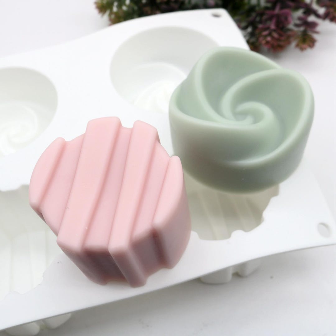 Silicone Soap Mold: 6-cavity Rose Design, DIY Candle Making - Etsy