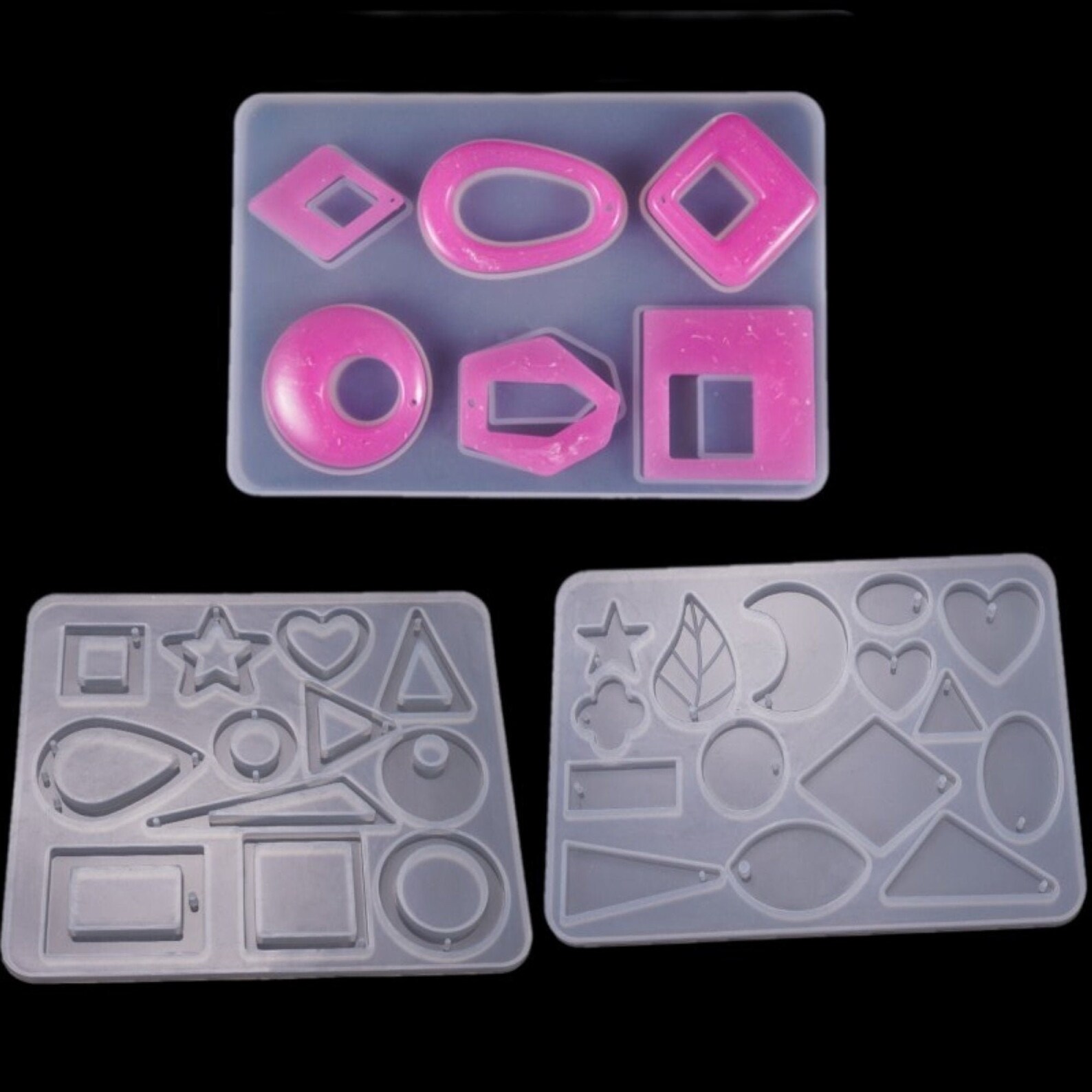 Jewelry Gem Casting Molds Set Silicone Resin Mold for Resin - Etsy