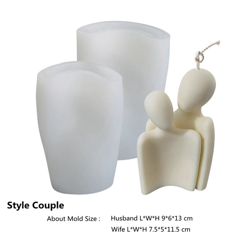 Silicone Scented Candles Mold Nordic Abstract Portrait Mold - Etsy