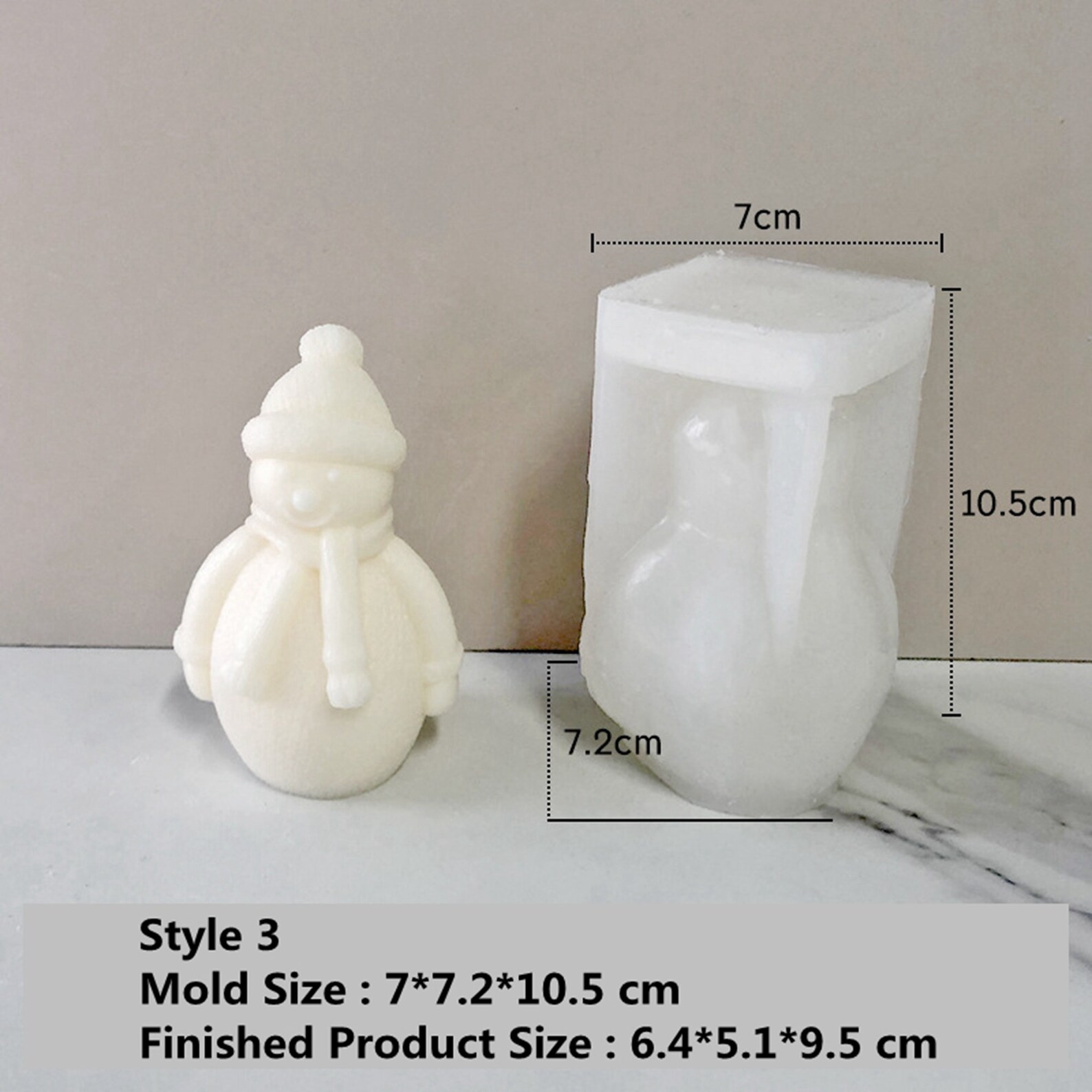 Silicone Santa Mould Christmase Trees Mold for Handmade Wax - Etsy