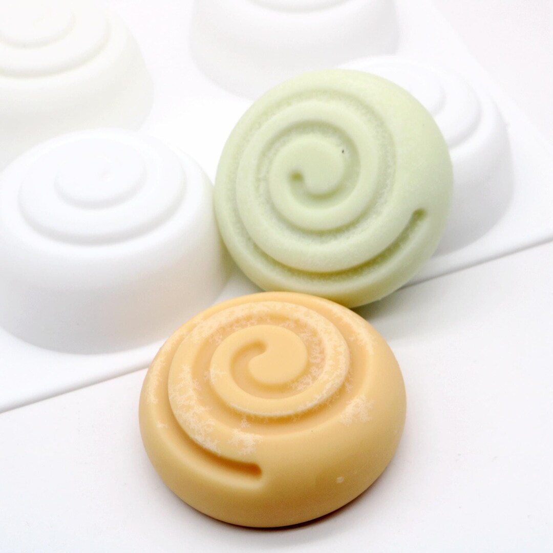 Whirlpool Silicone Mold: Mousse Cake, Soap, Lotion Bar Making - 6 ...