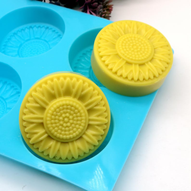 Daisy Silicone Mold: 6-cavity Soap, Lotion Bar Making Tool - Etsy