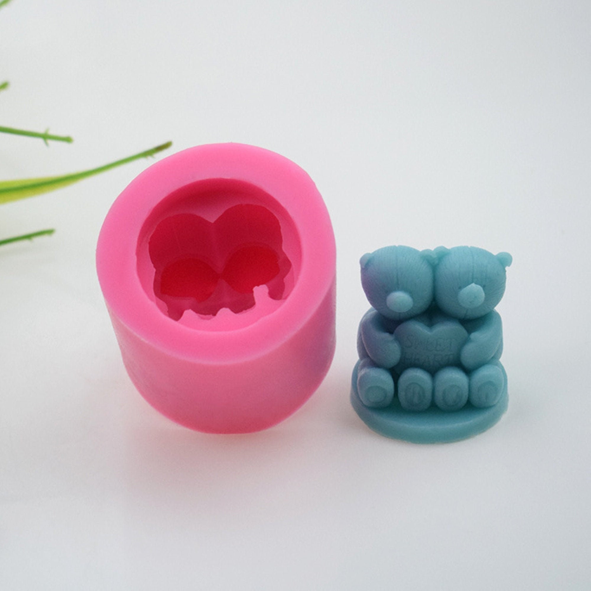 3D Bear Mold / Mould Silicone for Jellypudding Fondant - Etsy