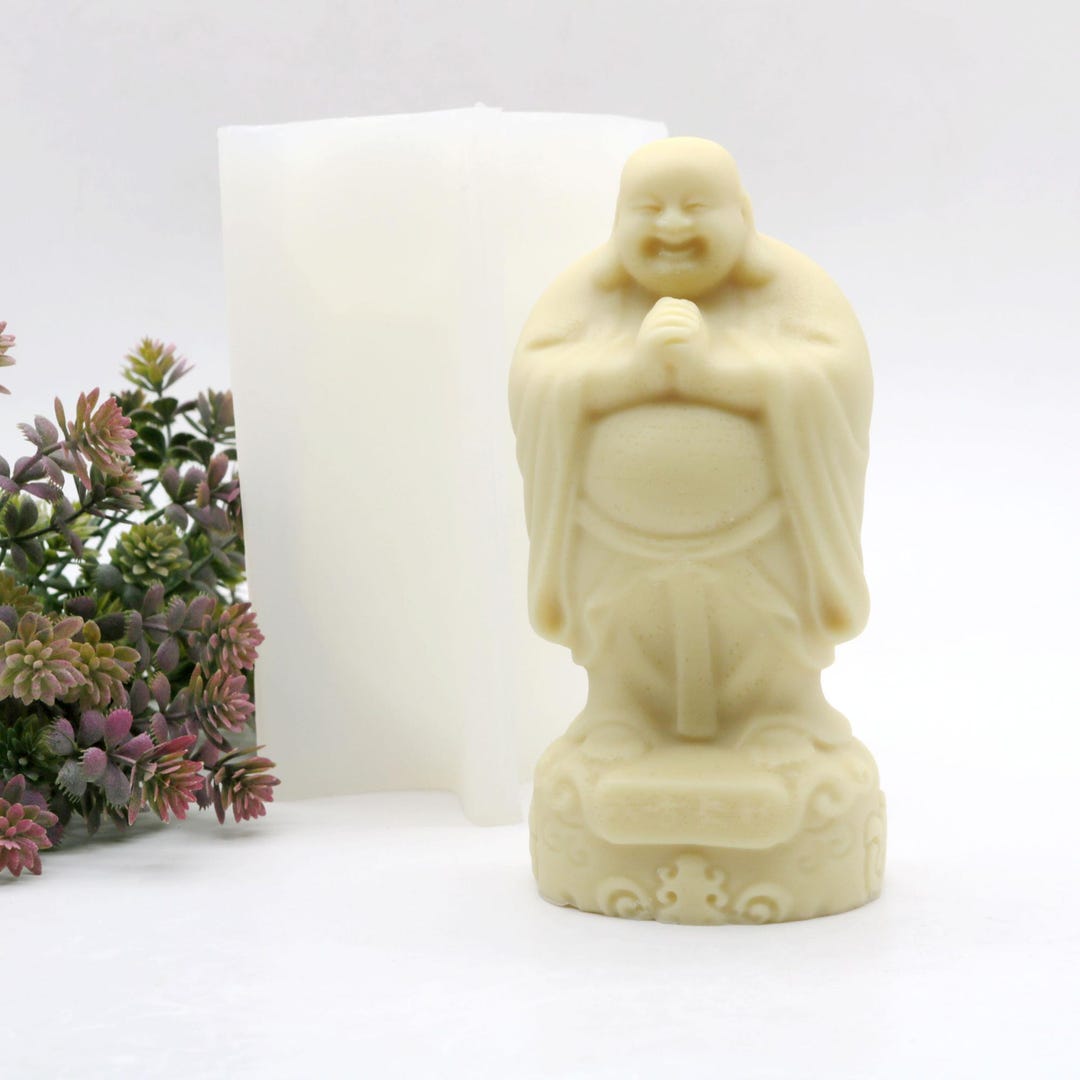 Martreya Buddha Molds Silicone Moulds Wax Candle Plaster Resin ...