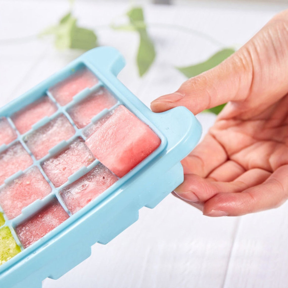 Square Flexible Ice Cube Molds 36 Cavity Ice Tray With Lid for - Etsy