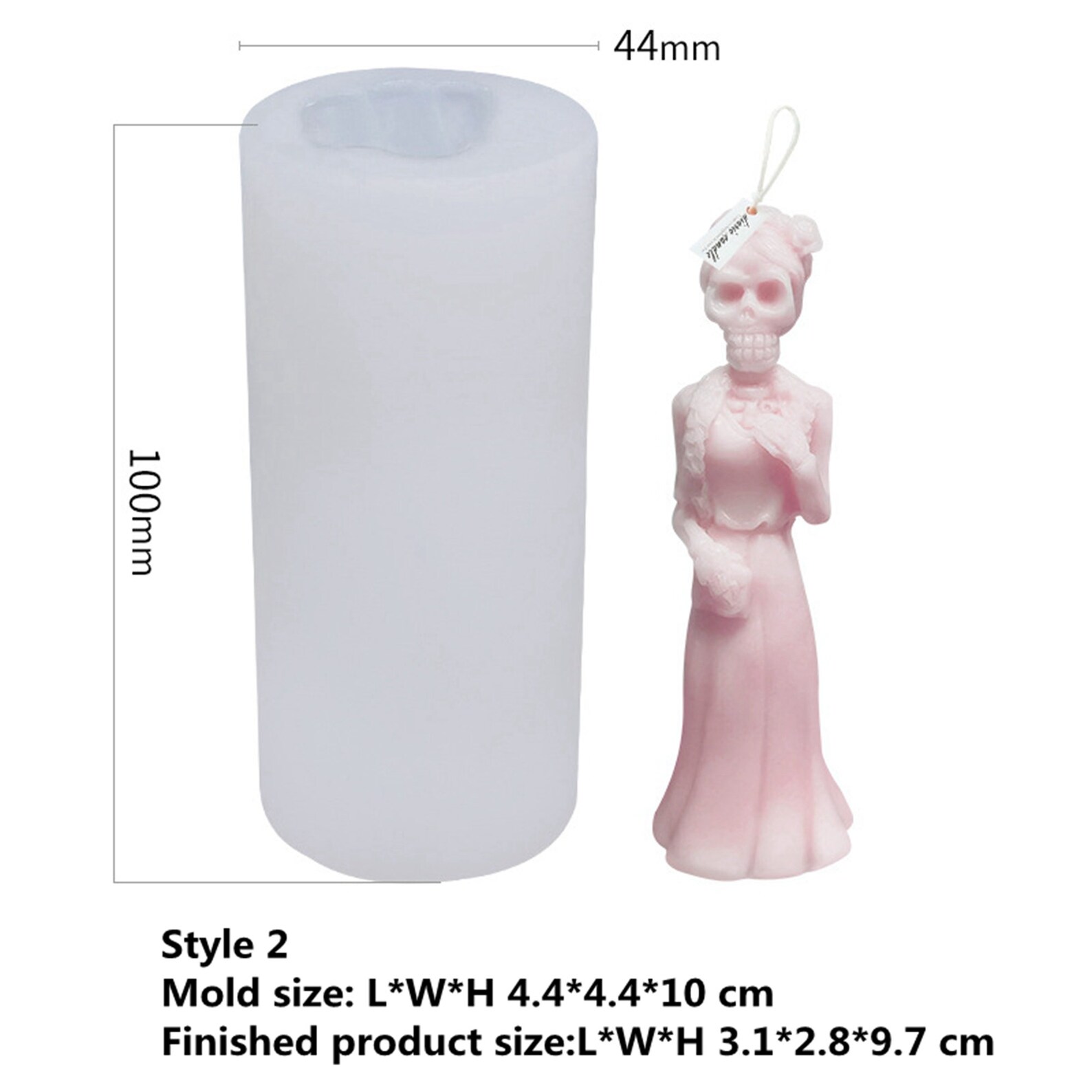 Halloween Silicone Mold Zombies Skeletons Skull - Etsy