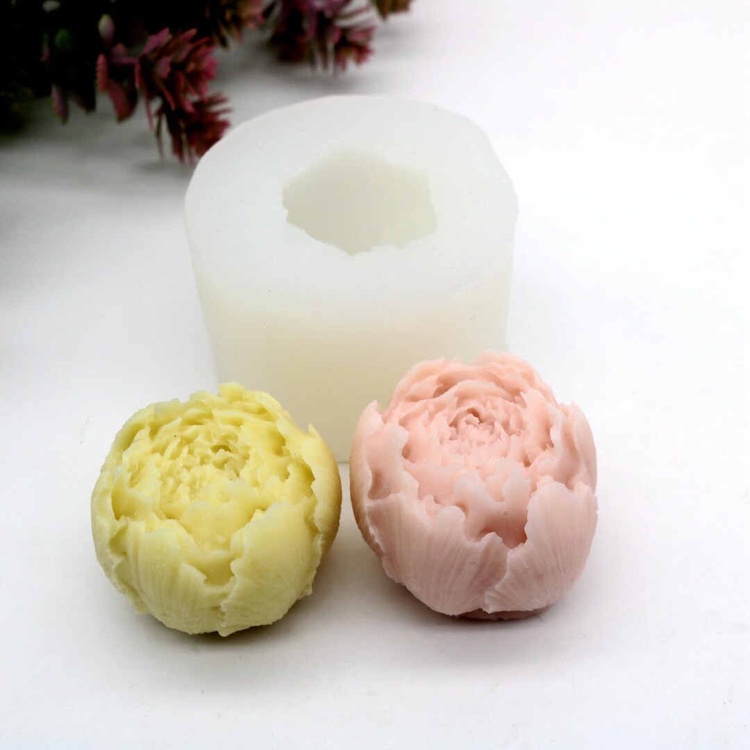 Silicone Bud Mold Flowers Mould for Soap Loiton Bar Scented Candles ...