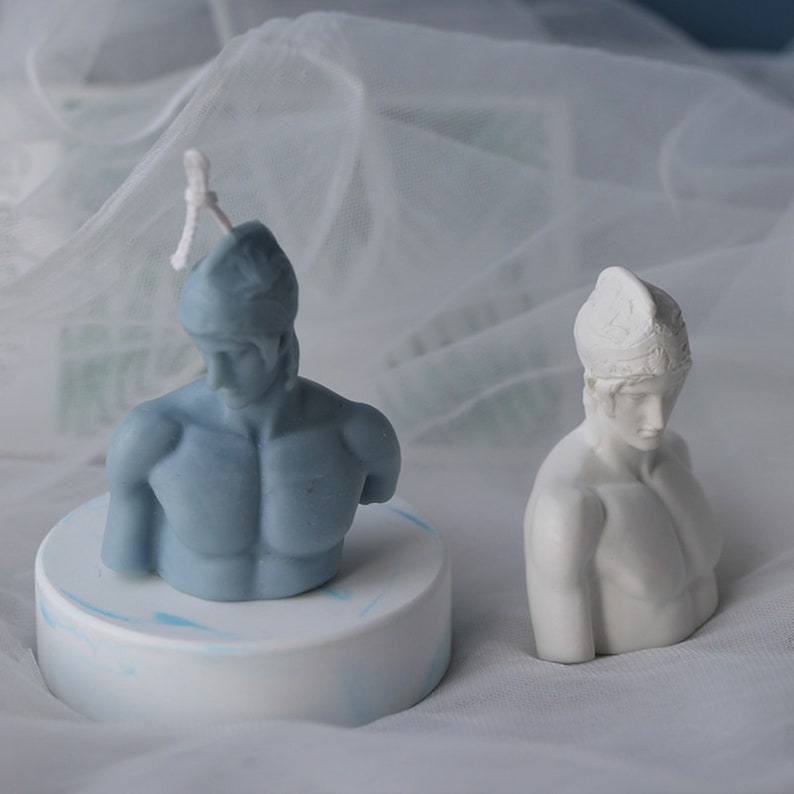 Ares Statue Mold for Handmade Candles Plaster Resin Making DIY | Etsy