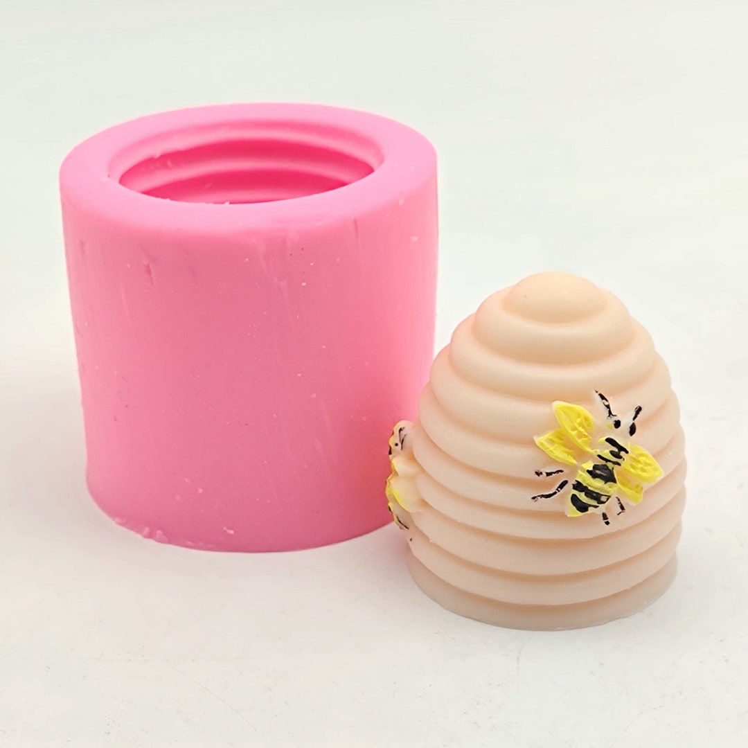 Honeycomb Cone Mold Silicone Beehive Mold for Candle Soap Fondant Cake ...