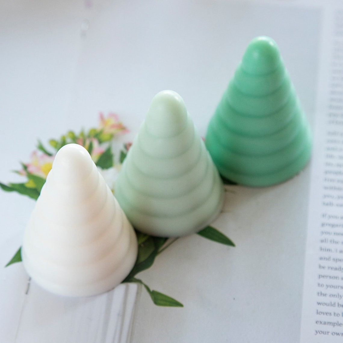 Silicone Cone Screw Mold of 8 Holes for Chocolate Candy Baking - Etsy