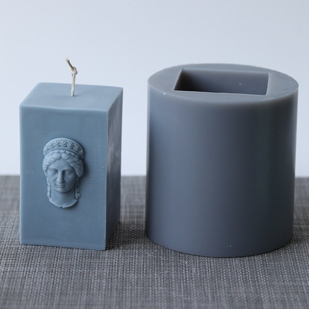 Vintage Athena Candle Molds Pillar Handmade Scented Candle Moluds DIY ...