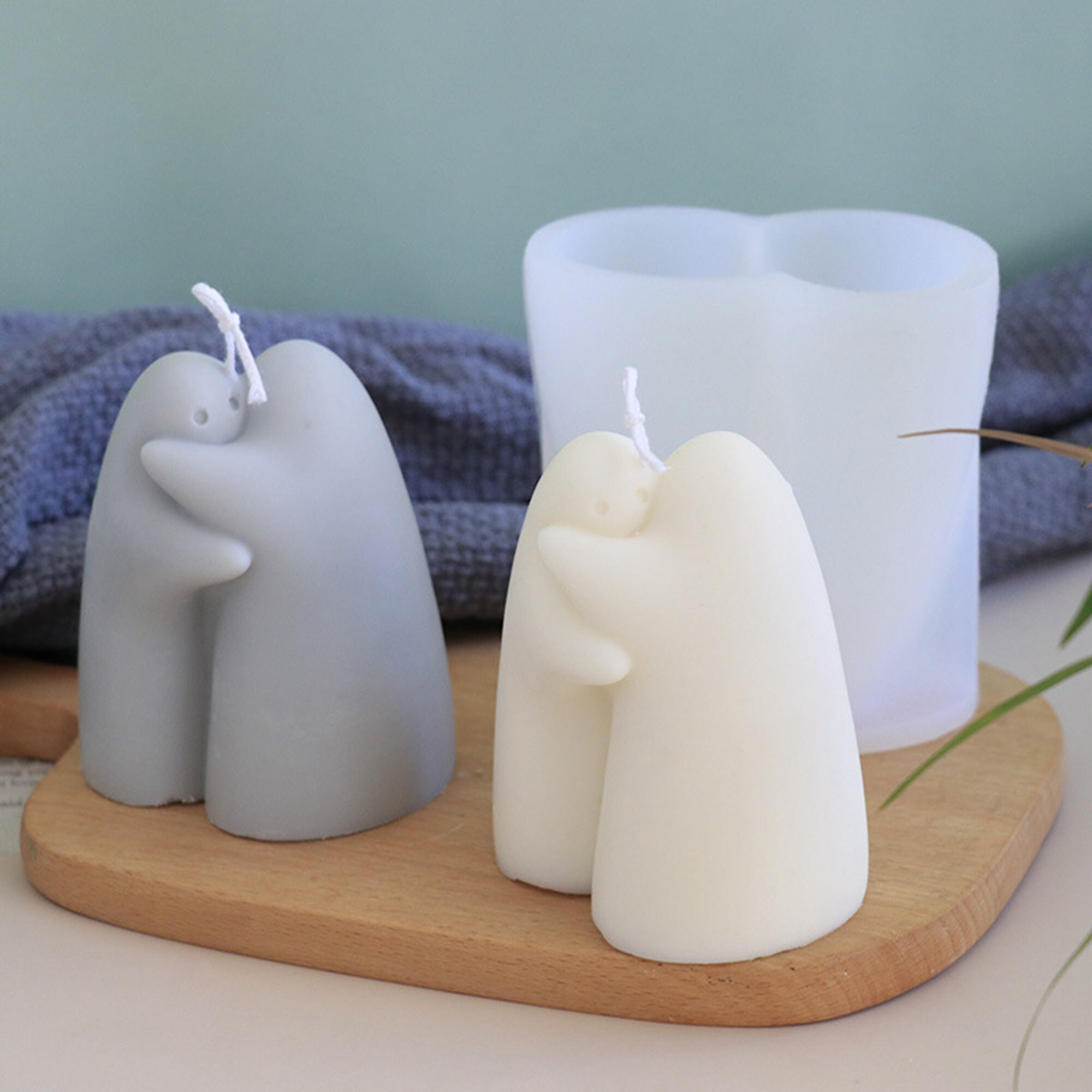 Handmade Candles Mold Silicone Love Hug Mold Ornaments Molding - Etsy
