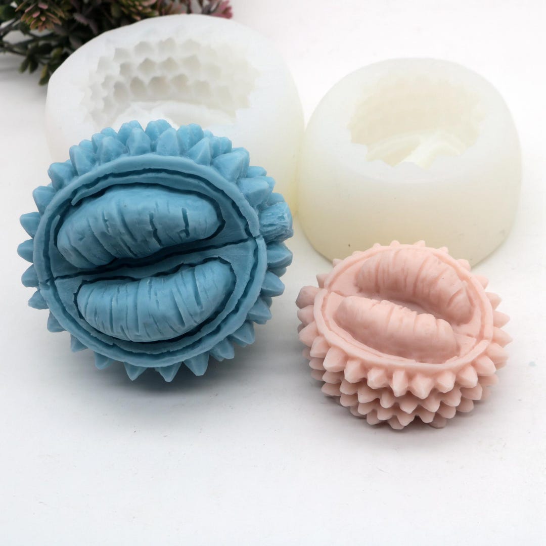Durian Mold Silicone for Jelly Pudding Chocolate Soap Wax Scented ...
