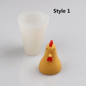 Silicone Chick Mold Handmade Mousse Chocolate Wax Candles - Etsy