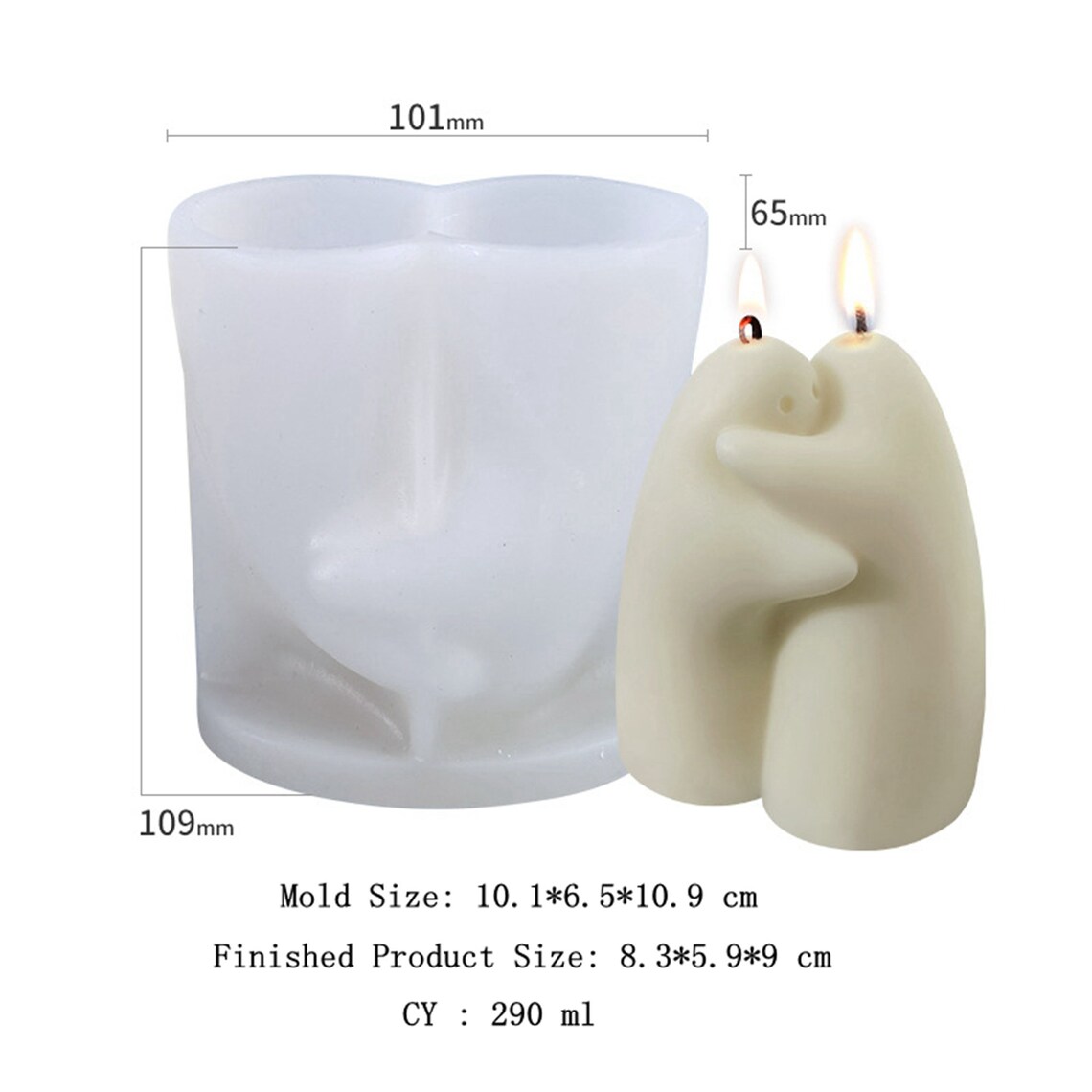 Handmade Candles Mold Silicone Love Hug Mold Ornaments Molding - Etsy
