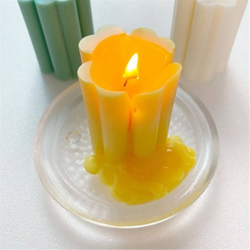 Columnar Candle Mold Clover Shape DIY Homemade Wedding Candle - Etsy