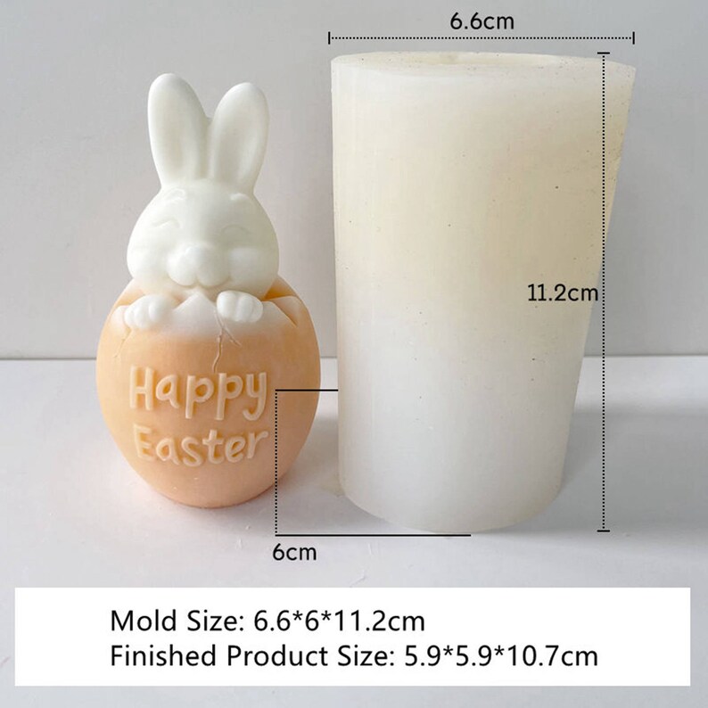 Easter Bunny Mold Silicone for Handmade Candles Resin - Etsy