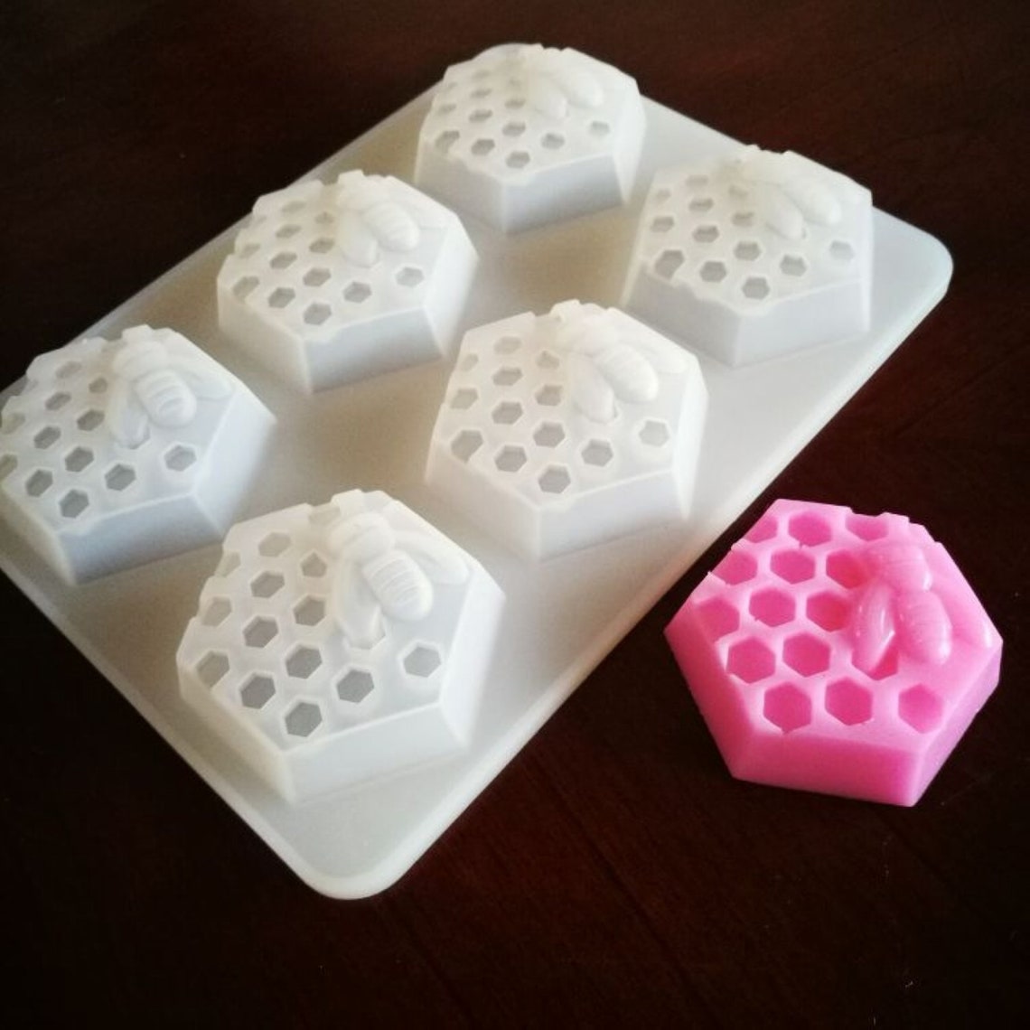 Silicone Honeycomb Soap Molds Lotion Bar Mold 6 Cavity for - Etsy