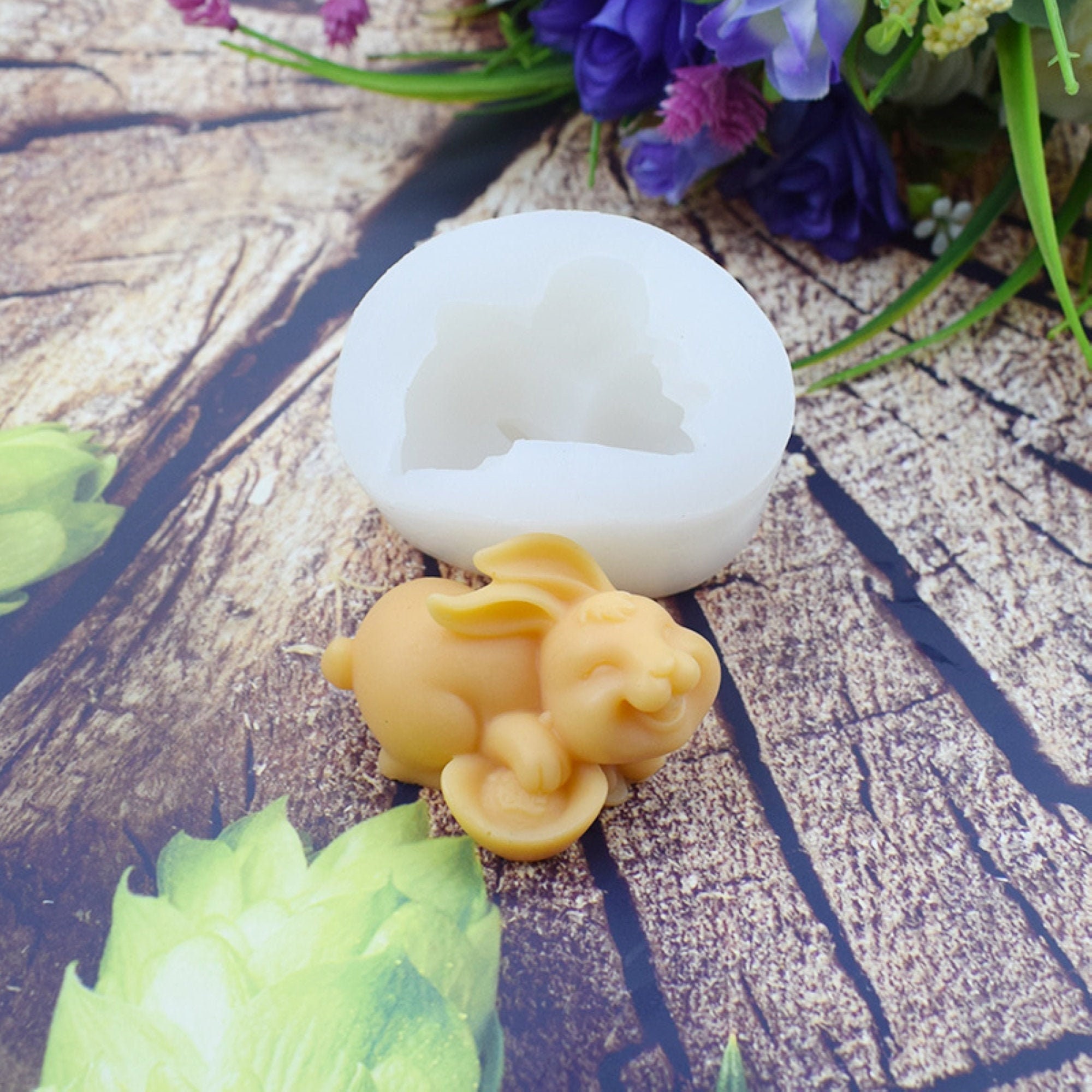 3D Rabbit Mold Silicone Cake Pudding Jelly Mold Bunny Food | Etsy