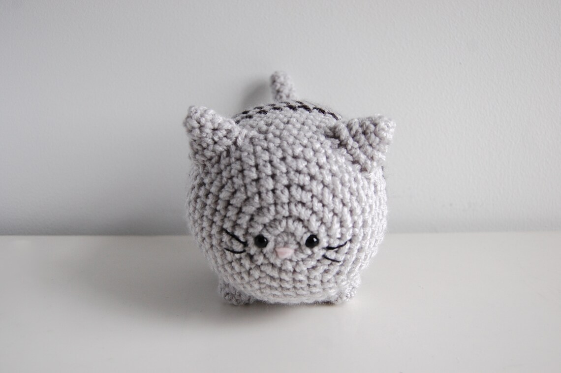 PATTERN: Crochet Chubby Cat Pattern - Etsy