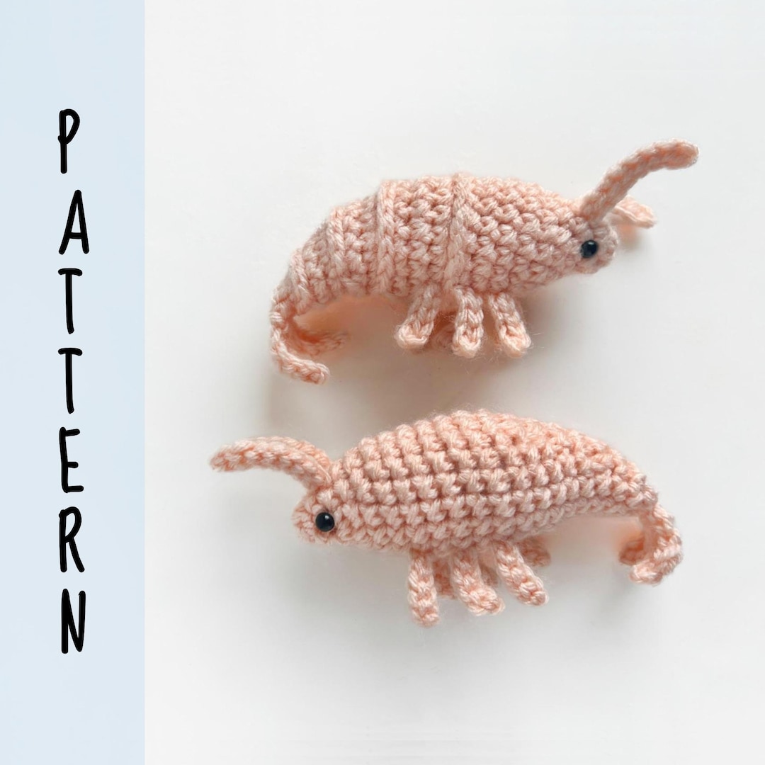 PATTERN: Crochet Shrimp Plushie Pattern (TWO Versions Included) - Etsy