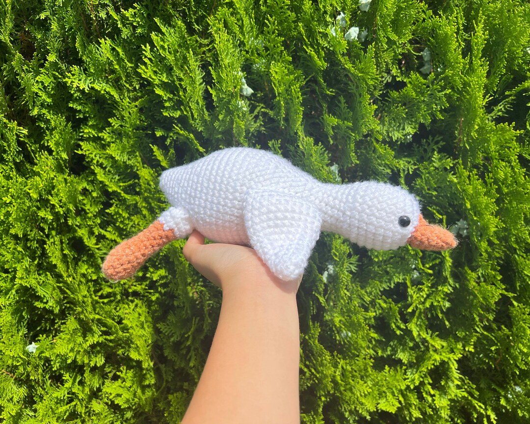 Crochet Floppy Goose Plushie - Etsy